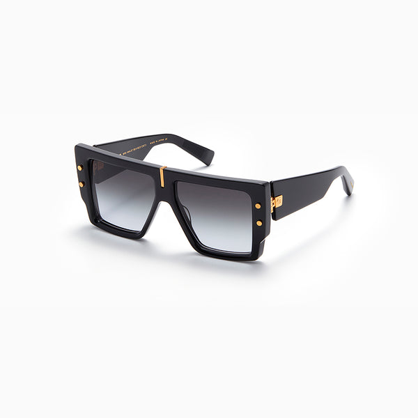 B - GRAND - Black - Yellow Gold – Spex Design Optometrist